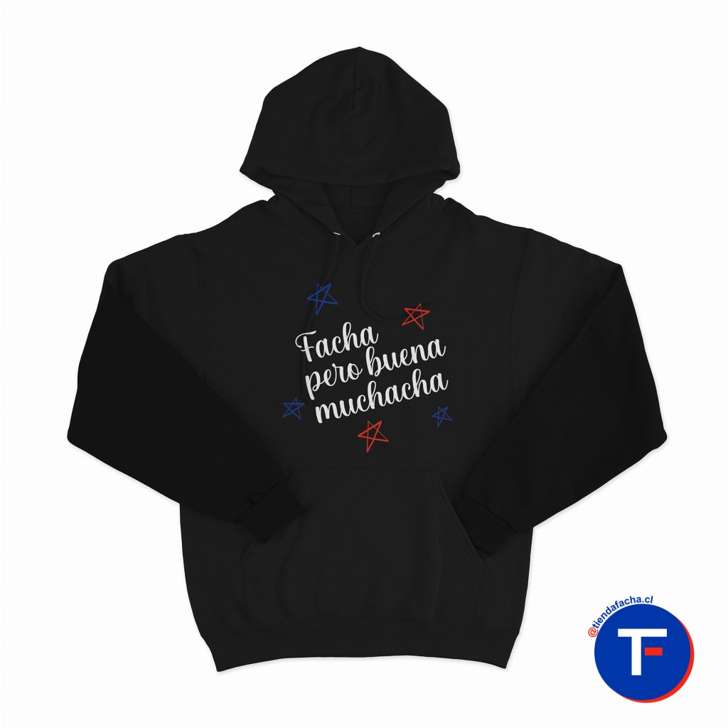 Polerón Facha pero Buena Muchacha (Canguro) – Tienda Facha
